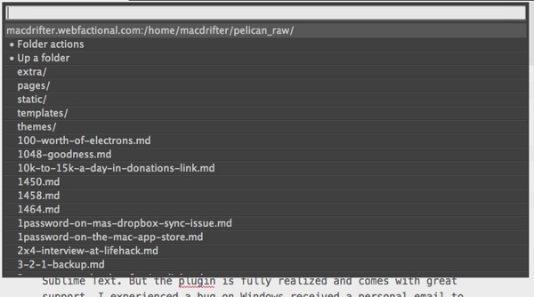 Working Remotely with Sublime Text and BBEdit FTP Access - Macdrifter